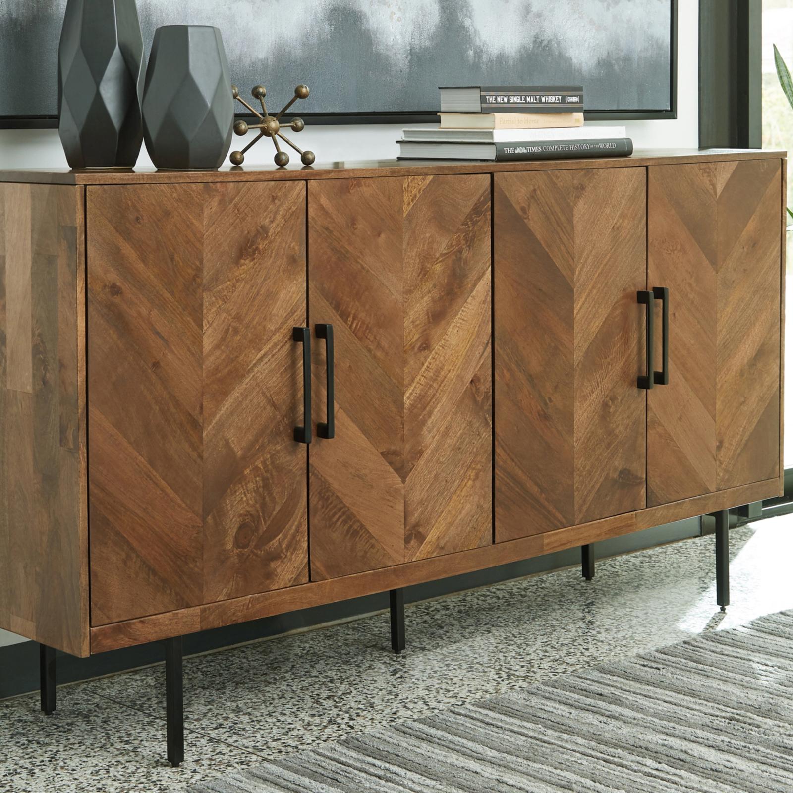 Ashley Furniture, Prattville 4-Door Accent Cabinet | Zola