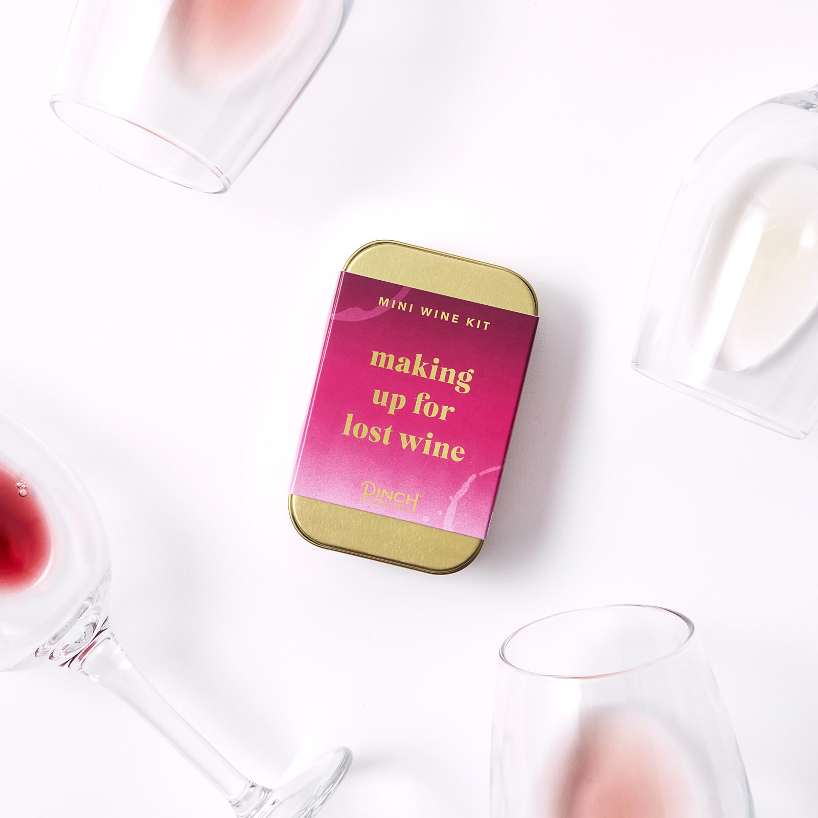 Pinch Provisions, Making Up For Lost Wine 5-Piece Kit, Set of 4 | Zola