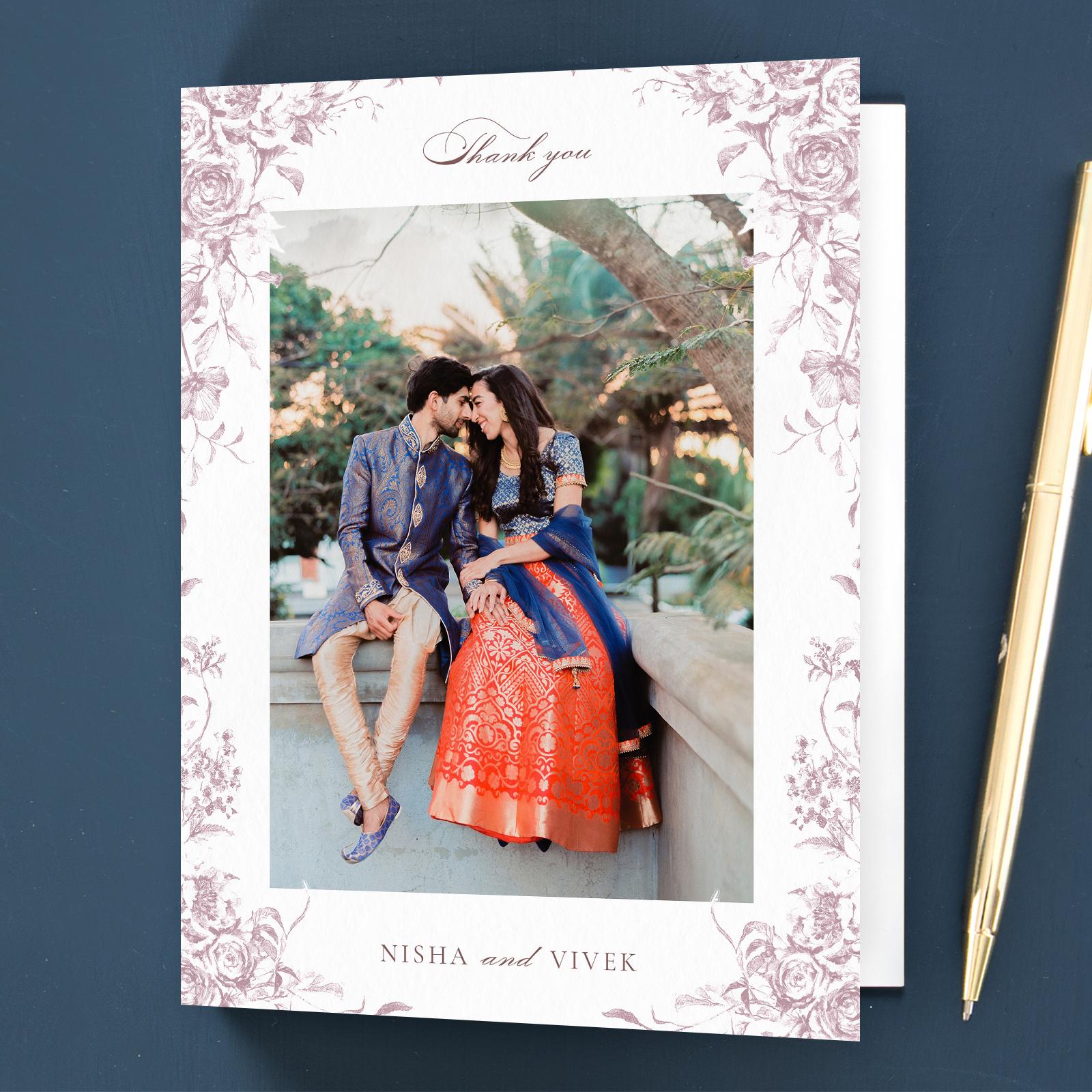 Zola Thank You Cards - Hattaway Photo