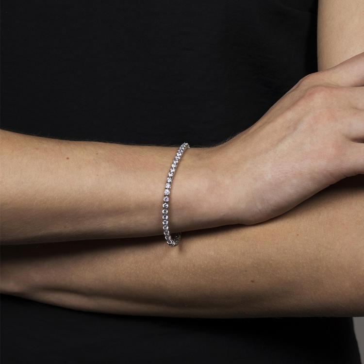 Kenneth Jay Lane Round CZ Tennis Bracelet