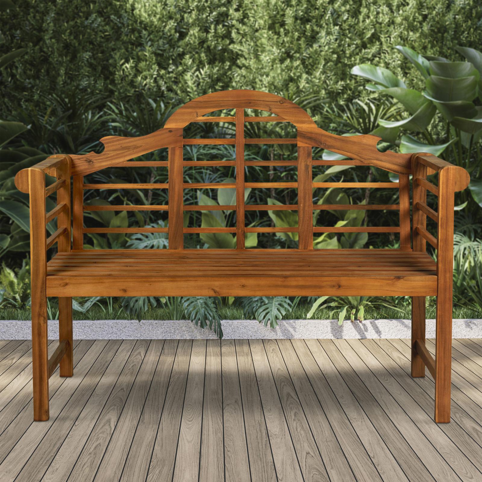 JONATHAN Y, Lutyens Arched Outdoor Patio Bench | Zola