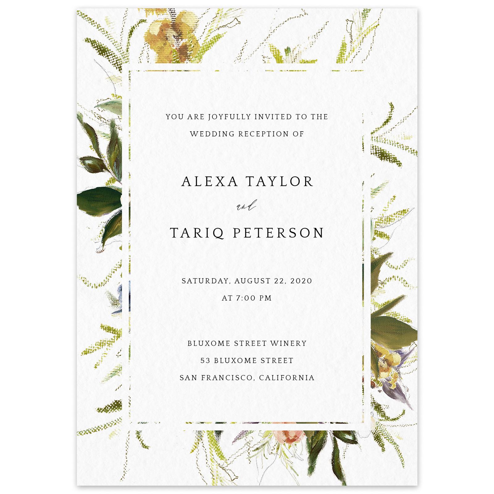 Reception Only Wedding Invitations