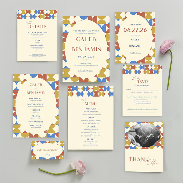 Zola Wedding Invitations - Splendid Portrait