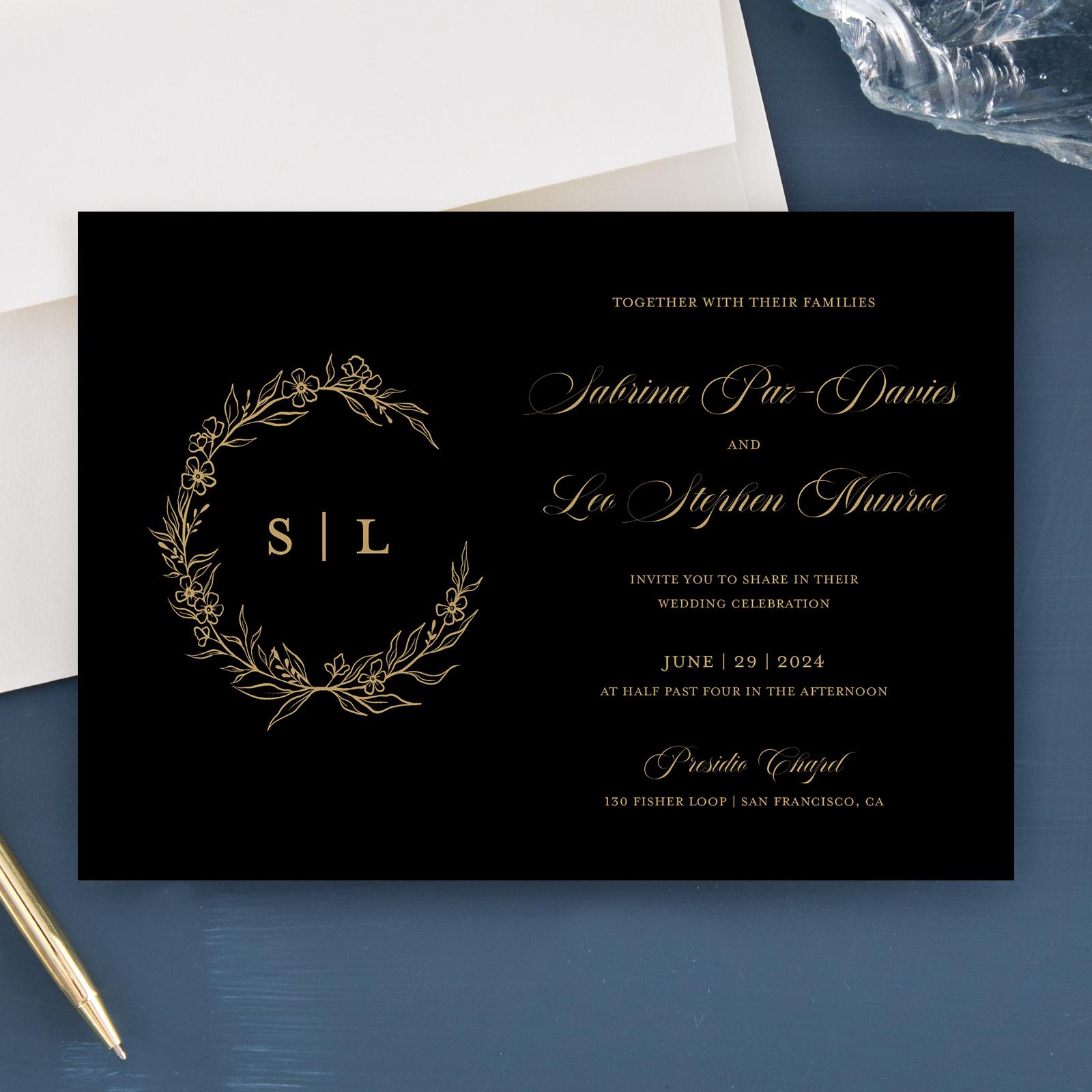 Zola Wedding Invitations - Goundry Landscape