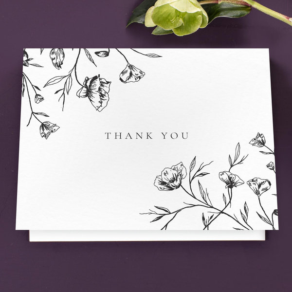 Zola Thank You Cards