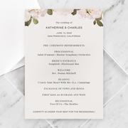 Woads | Ivory | Zola Wedding Programs