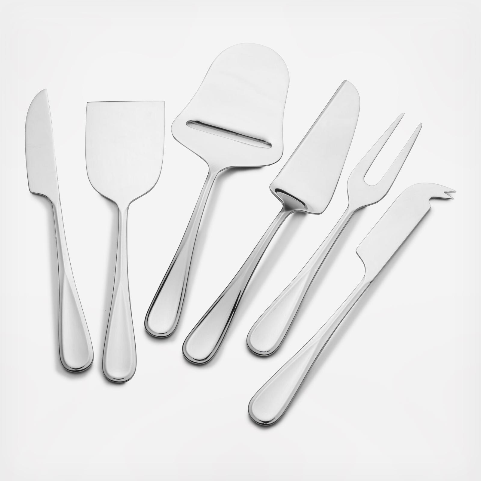 Mikasa, Bravo 6-Piece Stainless Steel Cheese Set | Zola