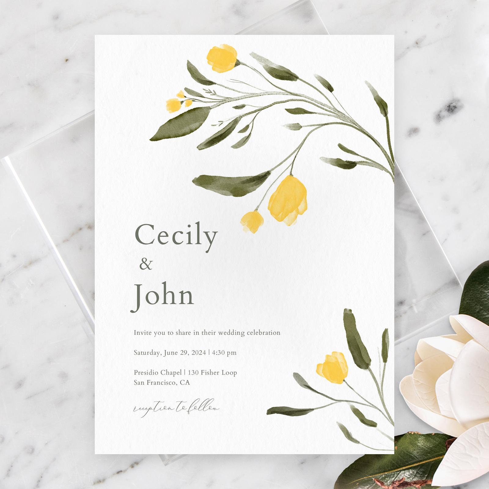 Zola Wedding Invitations - Beale Classic
