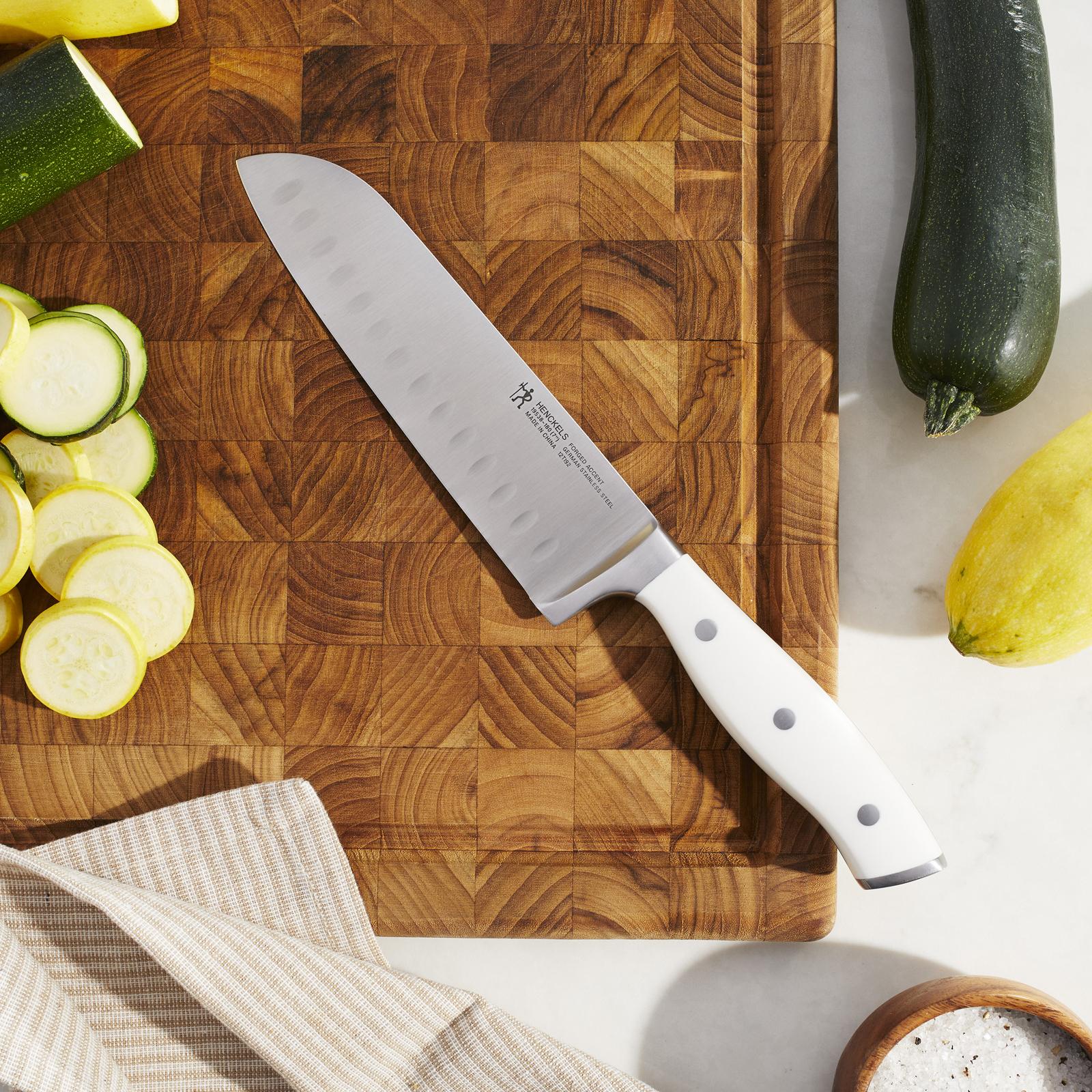Henckels, Forged Accent Hollow Edge Santoku Knife | Zola