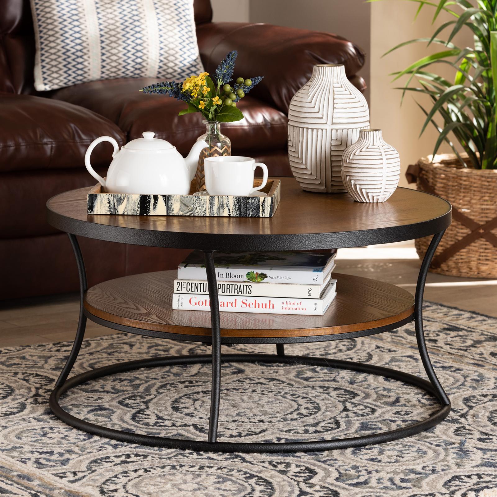Baxton Studio, Albany 1-Shelf Coffee Table - Zola