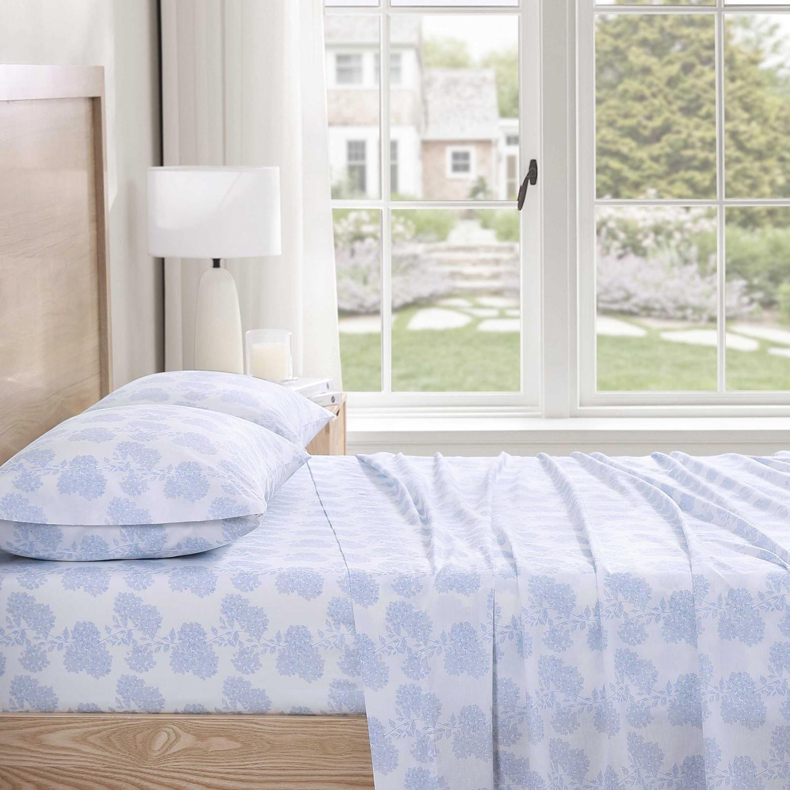 Stone Cottage, Fairfield Cotton Percale 4-Piece Sheet Set | Zola