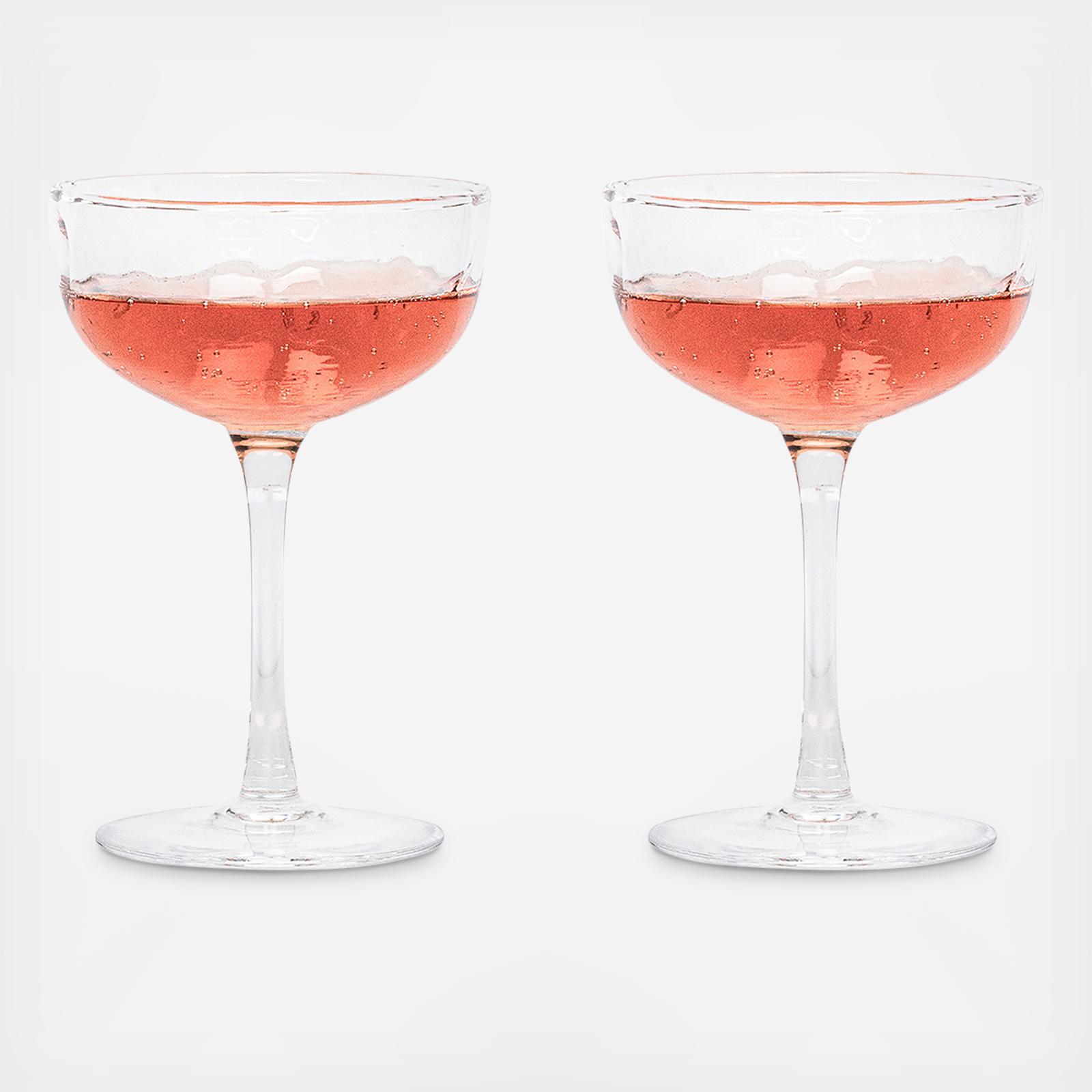 Juliska, Puro Cocktail Coupe Glass, Set of 2 - Zola