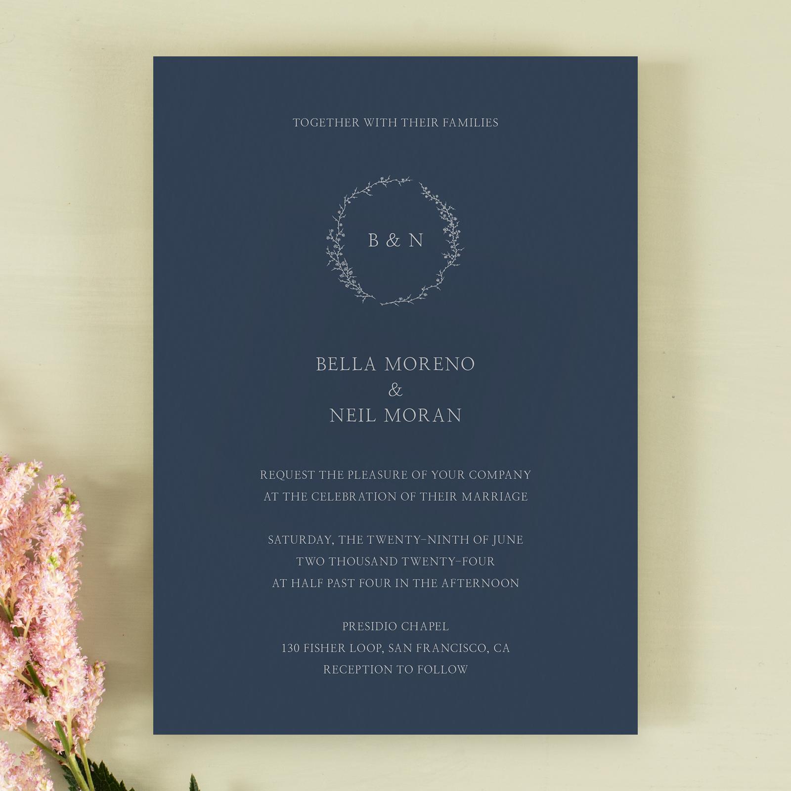Zola Wedding Invitations - Earlewood Portrait