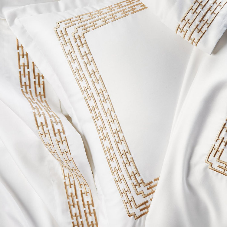 Hotel Collection - Chain Links Embroidery Euro Sham, Set of 2, Created ...
