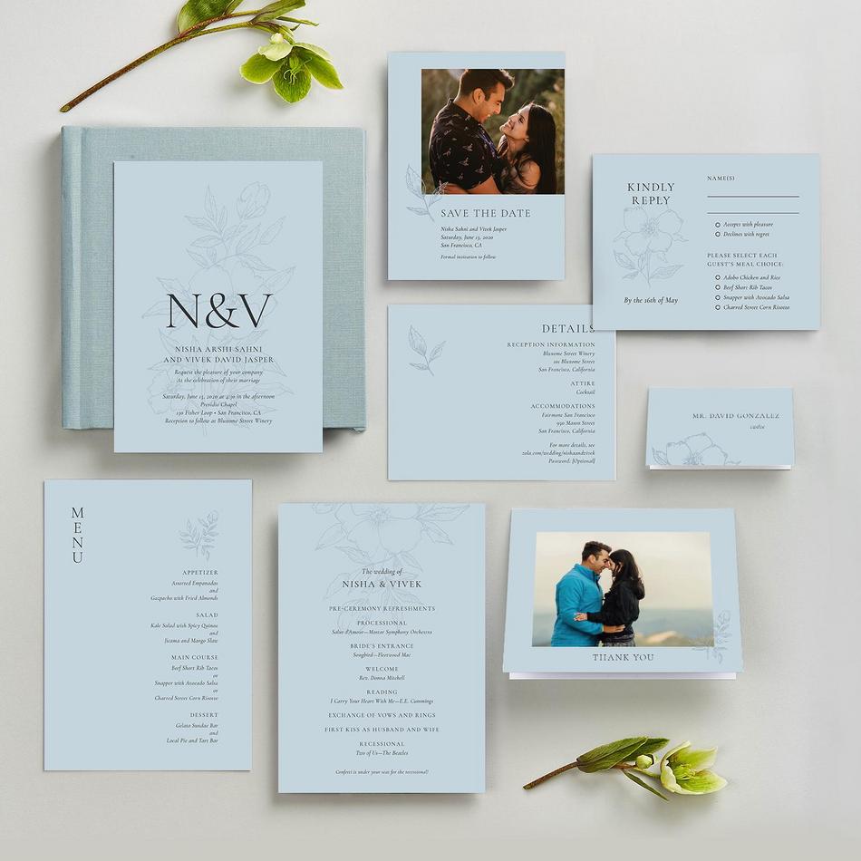 Cardinell | Sky | Zola Wedding Programs