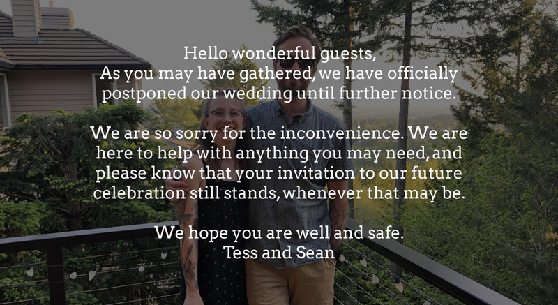 Tess Wojahn and Sean McCarthy's Wedding Website