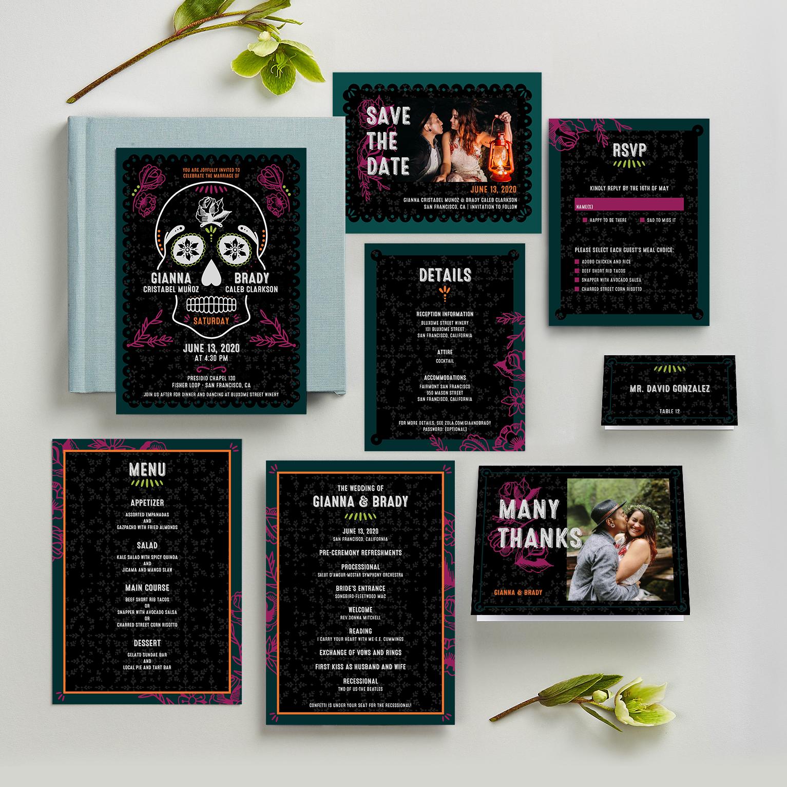 Zola Wedding Invitations - Rios Portrait