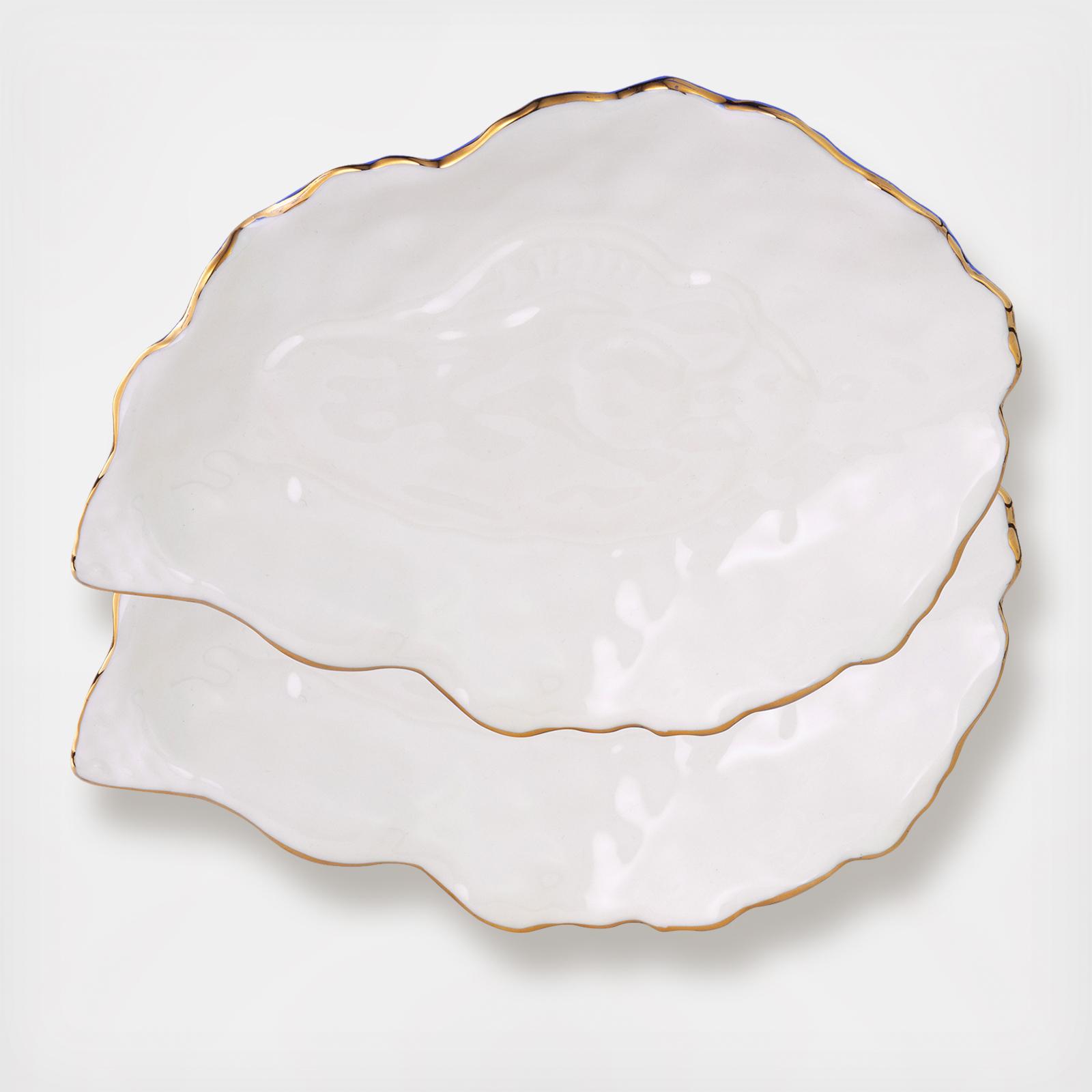 Lilly Pulitzer, Shells Appetizer Plate, Set of 2 - Zola