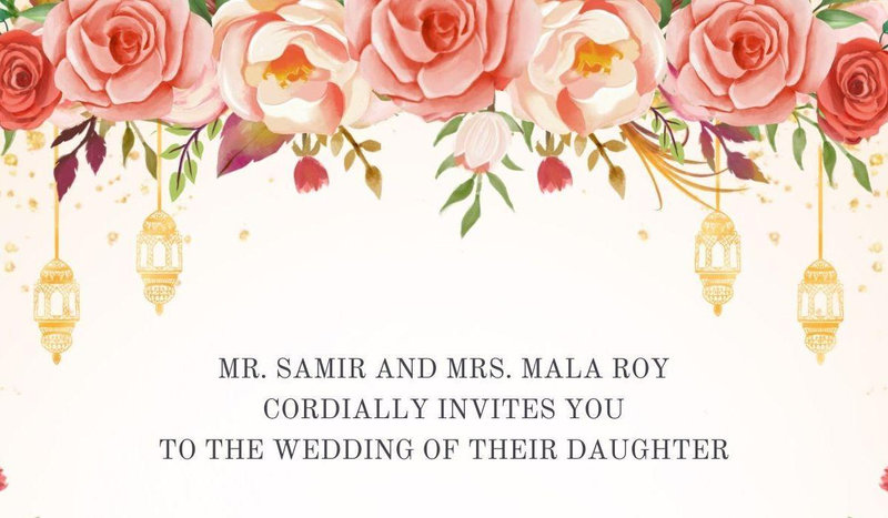 Malcolm Harmon and Madhuparna Roy's Wedding Website